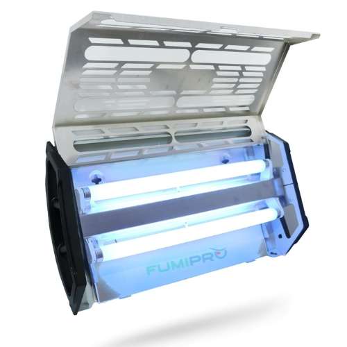 FUMIPRO® ǀ MODELO ED21-2x15W ǀ TRAMPA DE LUZ CON LAMINA ADHERENTE ǀ ...